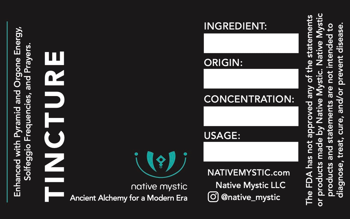 Custom Formula- Per your unique energy signature – The Native Mystic
