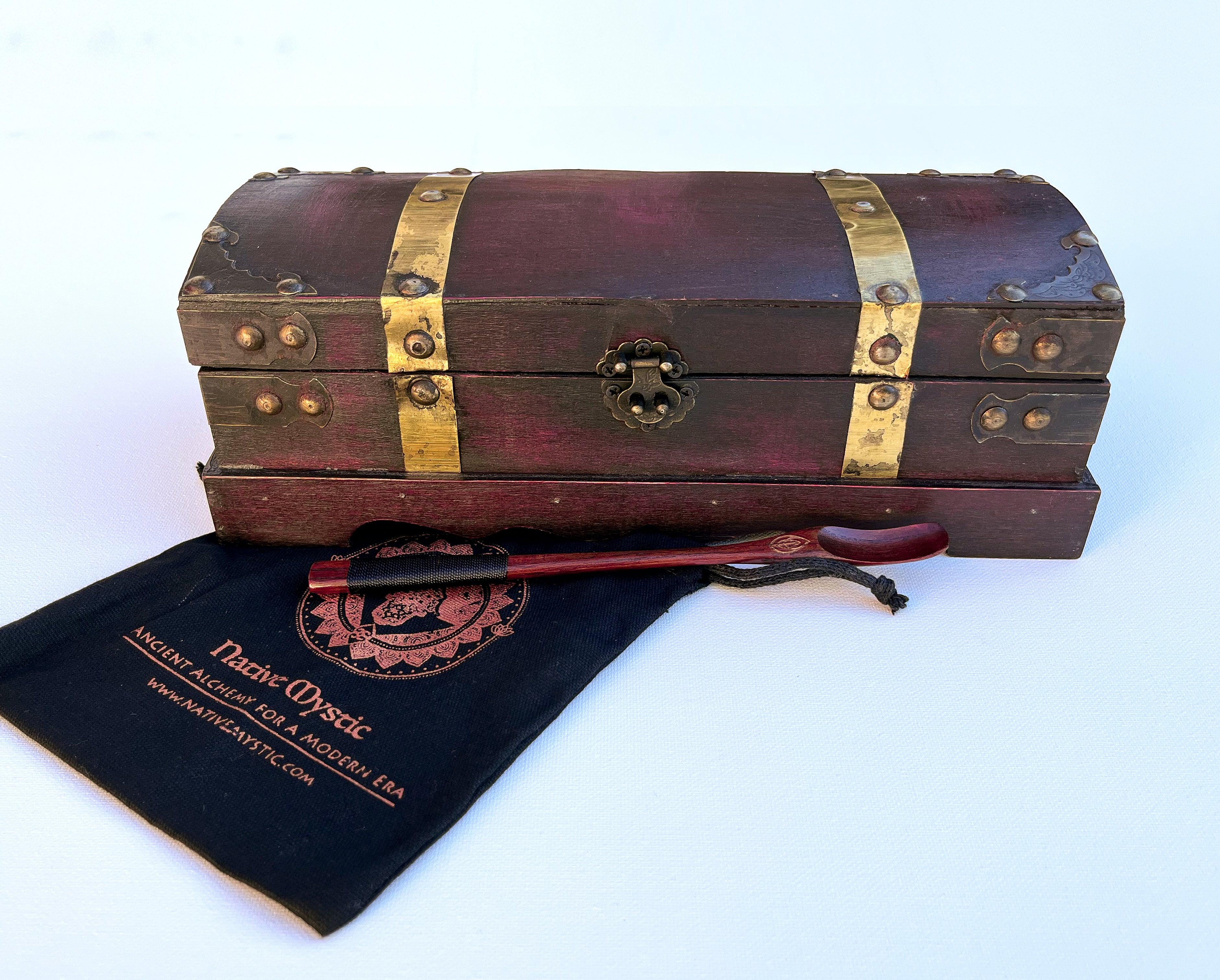 Handmade Wooden Treasure Chest – The Native Mystic